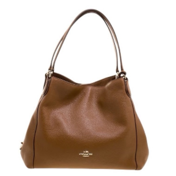 Coach | Bags | Coach Edie Shoulder Tote Cognac | Poshmark